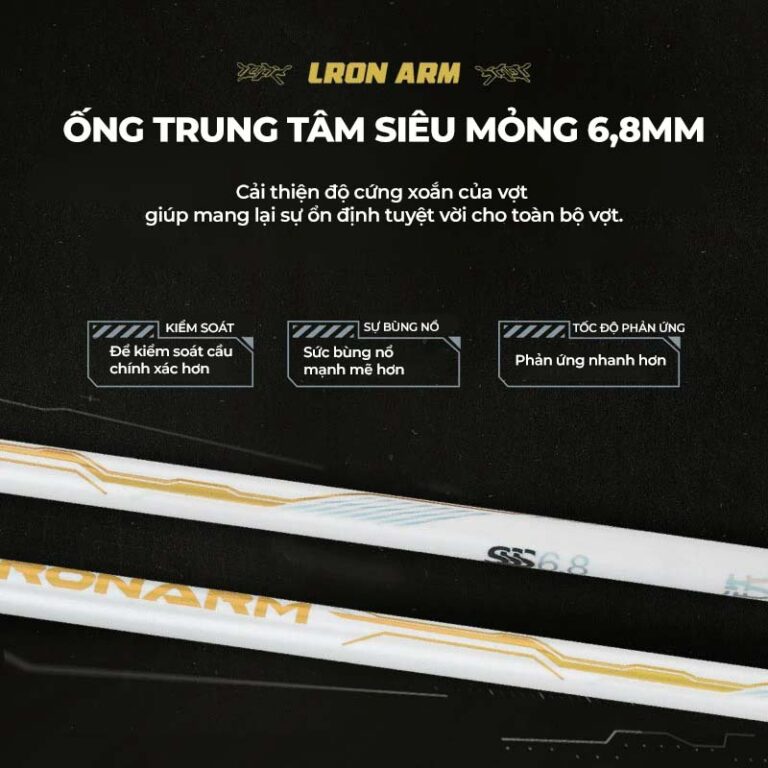 Vợt cầu lông VENSON VS Lron Arm, full cacbon 4U thiên công – Venson